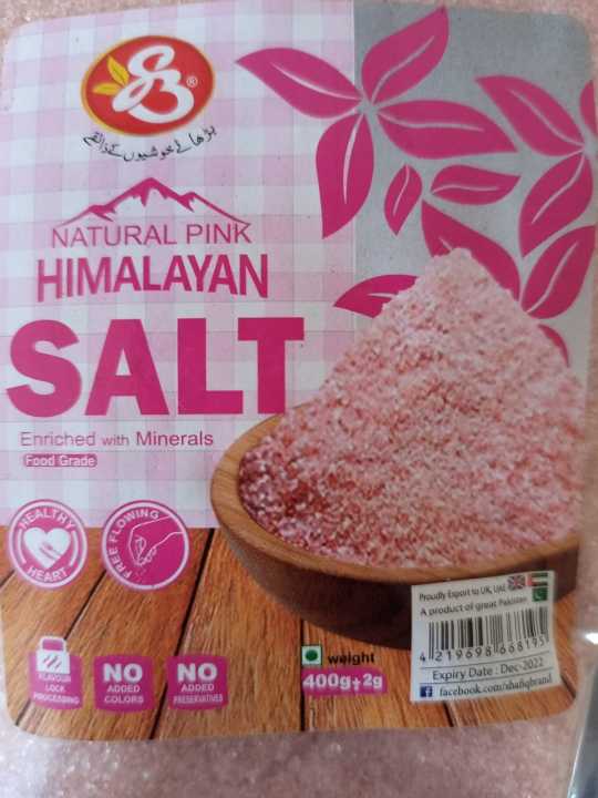 Himalayan Pink Salt Fine Plastic - 400 G Premium Quality No # 1 Salt ...