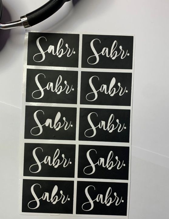 Sabar 10 Sticker Full Sheet Of Halal Temporary Tattoos – Wudu-Safe ...