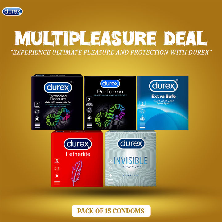 Durex Multi Pleasure Pack Condoms | Daraz.pk
