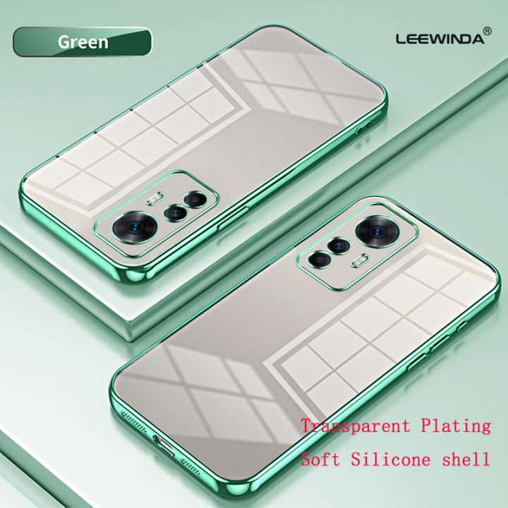 For Redmi K50 Ultra/Xiaomi 12T 5G Phone Case, Transparent Plating Soft ...