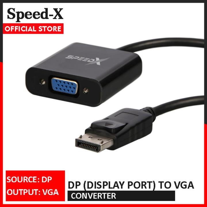 Speed X Display Port to VGA Converter (D PORT / DP to VGA) | Daraz.pk