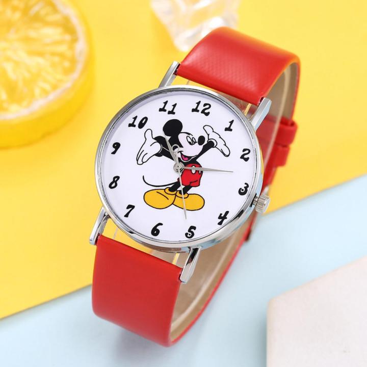 New Disney Mickey Children's Watch Cartoon Character Mickey Mouse ...