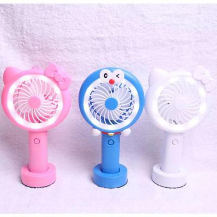 Cartoon Cute USB Charging Mini Little Fan Portable Handheld Student ...