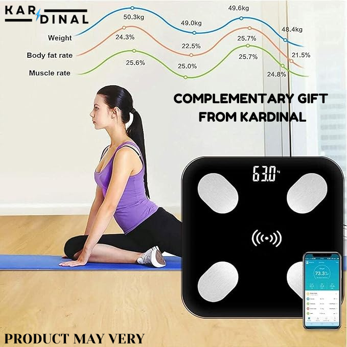 Electric Body Weight Machine Digital Weighing Scale 180kg Capacity LCD ...