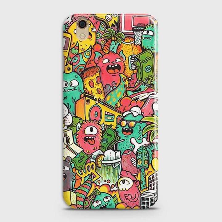 Candy Colors Trendy Sticker Bomb Case For Oppo F1 Plus / R9 | Daraz.pk