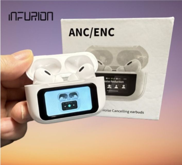 A9 Pro Touch Screen Airpods Pro - ANC Wireless Earbuds With Bluetooth 5 ...