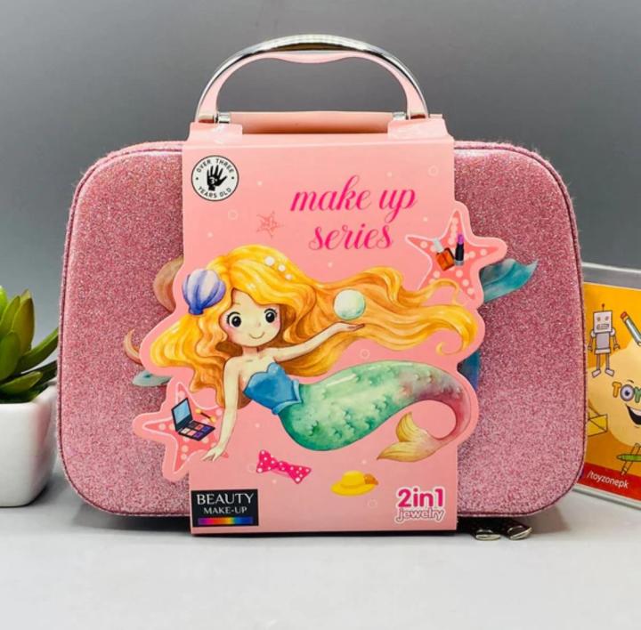 Make kit for kids Pretend Play Make up set safety Cosmetic kit Toy for ...