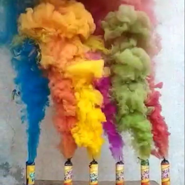 Pack of 5 Color Smoke_Bomb Artificial Color Smokes Shell for ...