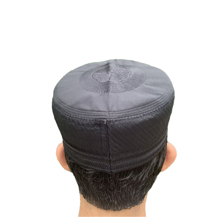 Men's Namaz Cap Cloth Contrasting Boqus Prayer Cap / Namaz Topi ...