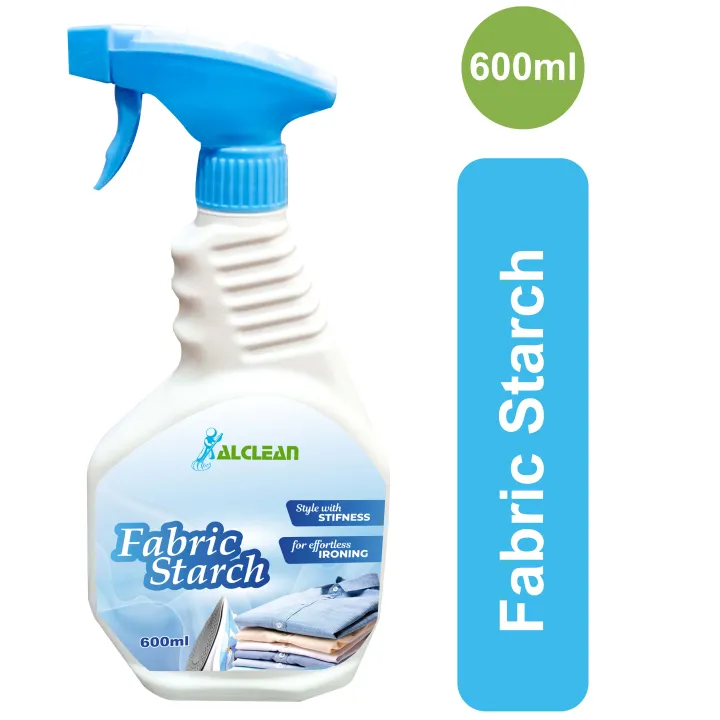 AlClean Fabric Starch Liquid Instant Spray 600ml For All Color Cloths ...