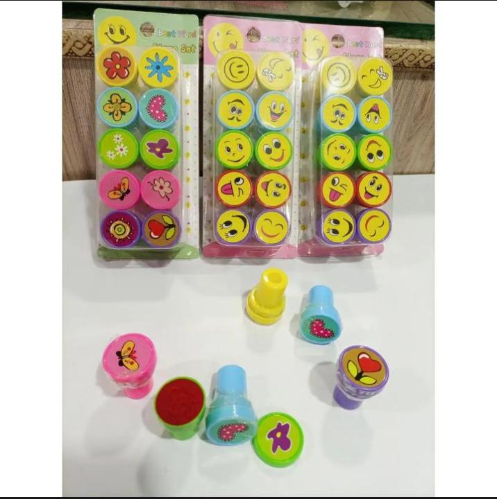 Cute Emoji Stamps | Cartoon stamp Face Stamper For Kids | School Arts ...