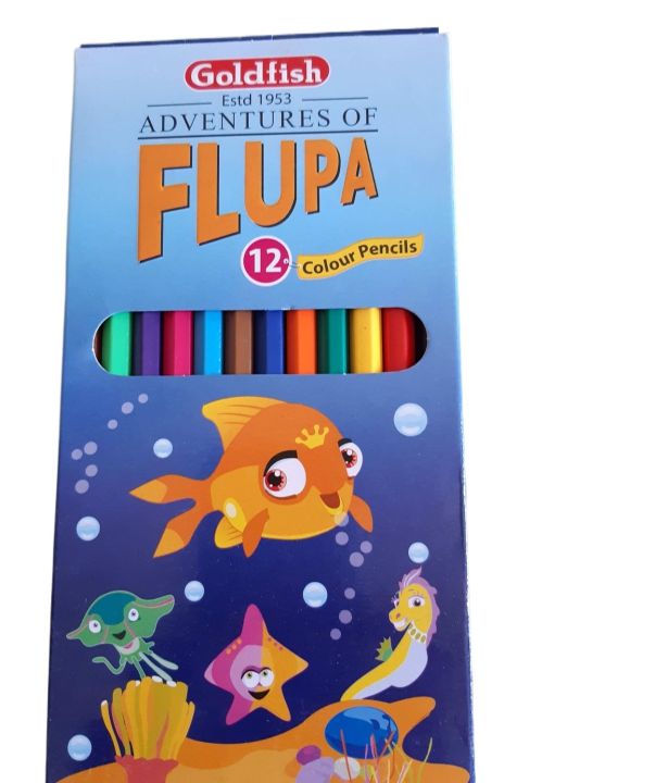 Goldfish Long Color Pencils - 12 Long Color Pencils - Adventures of ...