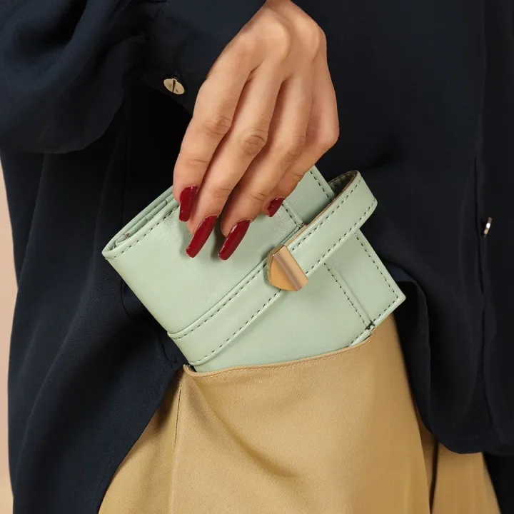 WESTSTYLE - Wallets for Womens and Girls in Green Sage Green Color ...