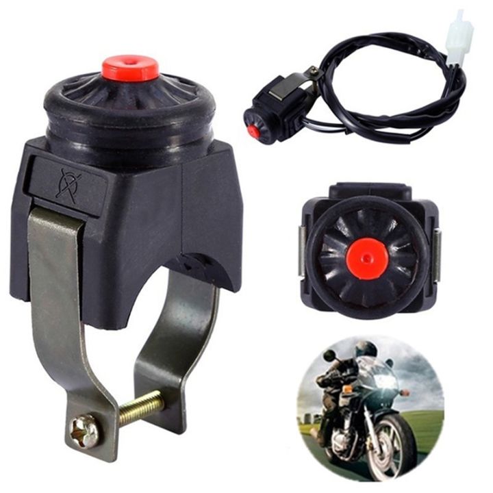 (Redhot) Motorcycle Kill Switch Red Push Button Horn Starter Dirt Bike ...