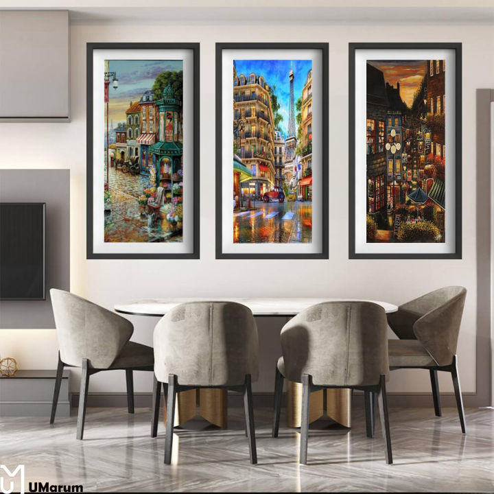 Dark City Frames Wall Art Theme | Daraz.pk