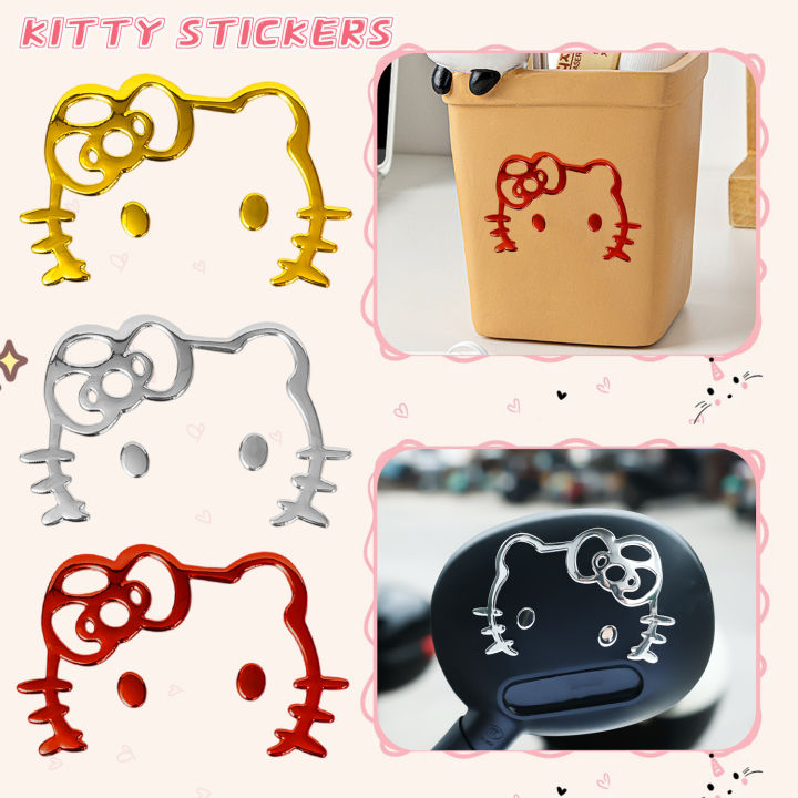 2/6Pcs Cartoon KT Stickers Cute Multi-purpose Stickers Kawaii ...