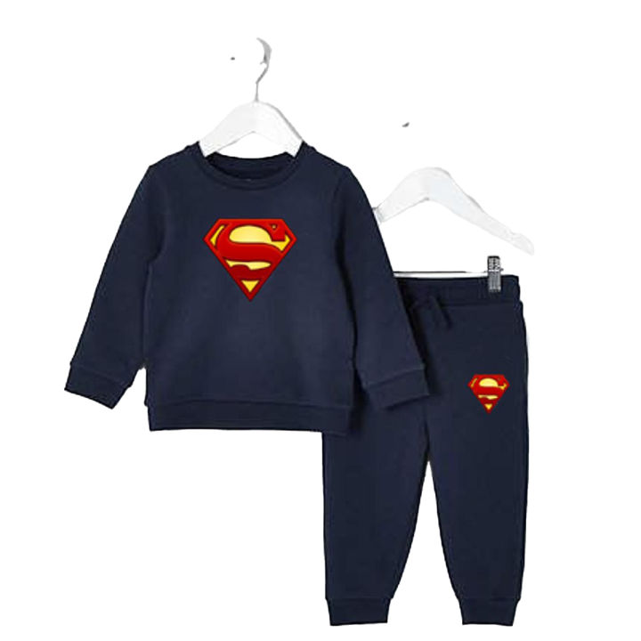 RealBoss - SuperMan TrackSuit For Boys, TrackSuit For Kids Sweatshirt ...