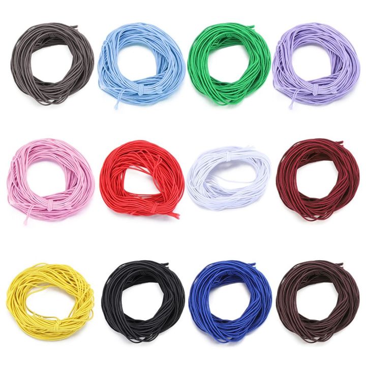 1mm 20Yards Round High Elastic Ribbon Elastic Rope Elastic Band Elastic ...