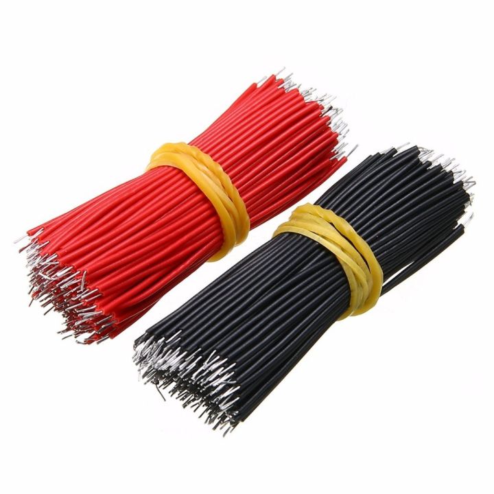 (Pack of 500)Insulated Connecting Jumper Wire Tin-Plated Length 9cm 50 ...