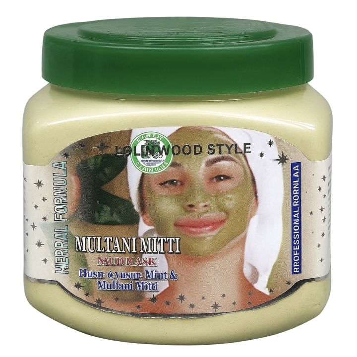 Multani Mitti Mask (350ml) Clay Mask Pack | Cream form | Daraz.pk