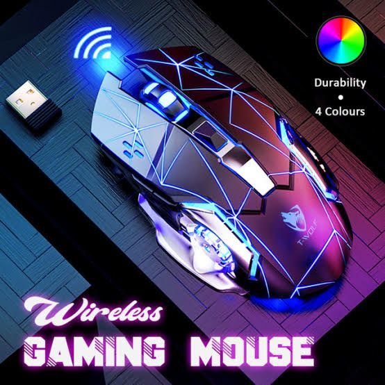 Rechargeable Gaming Mouse With RGB Lighting | Daraz.pk