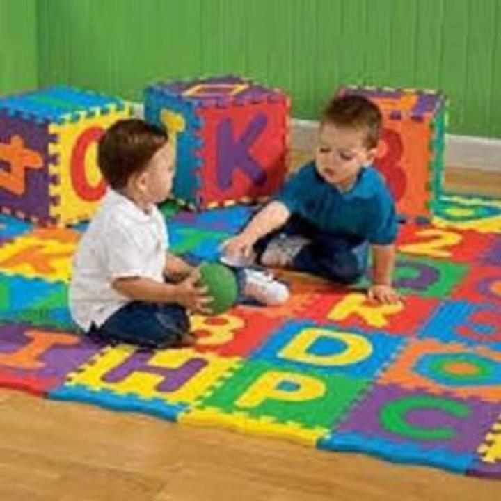 EXTRA LARGE ABC MAT 26 PIECES 30X30 CM FOR EARLY LEARNING AND KIDS ...