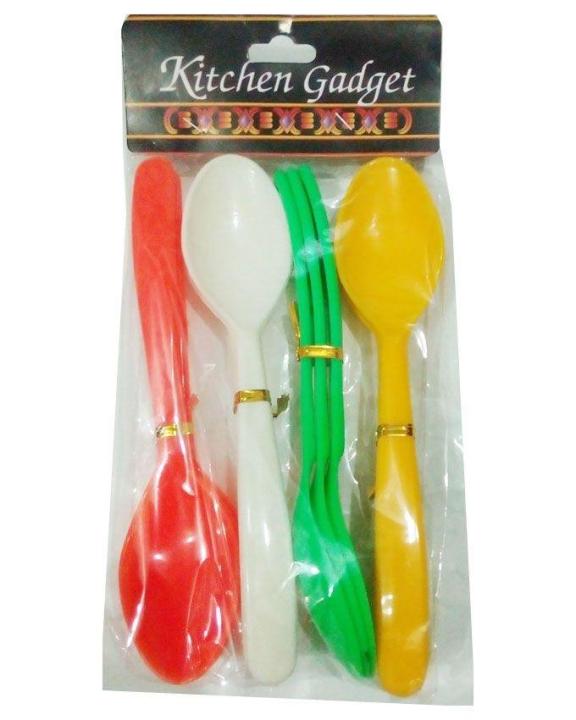 Pack of 12 - Spoons - Multicolor | Daraz.pk