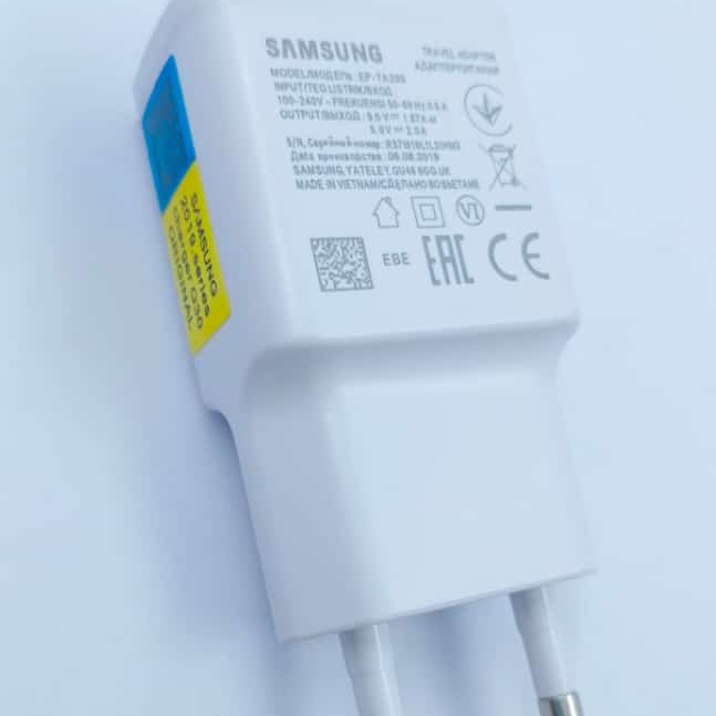 ORIGINAL MOBILE CHARGE ADOPTER 2.0A (SAMSUNG) BLUE PORT-FAST CHARGING ...
