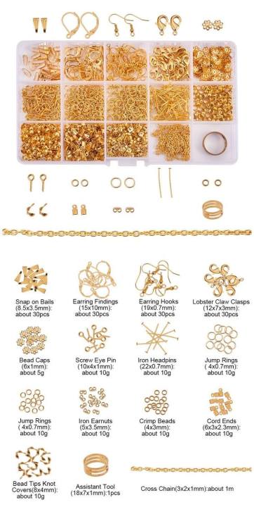 Raw Material – Mixed Jewelry Components Kit | DIY Accessories for ...