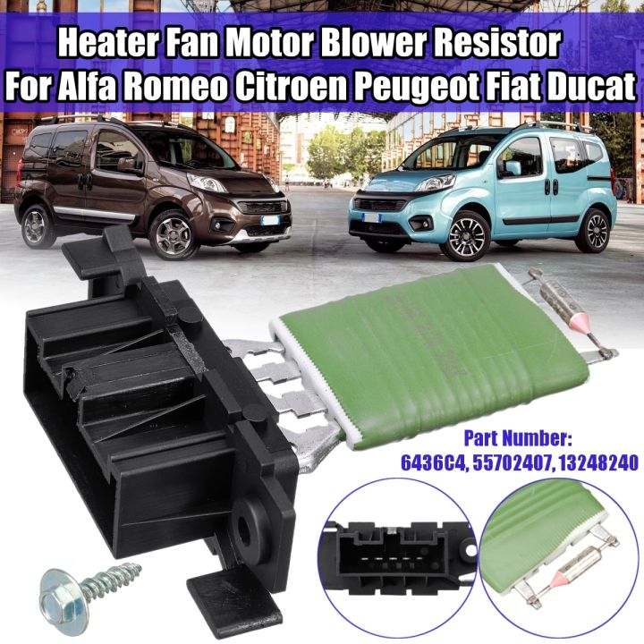 Automotive Heater Fan Motor Blower Resistor For Citroen Relay Van ...