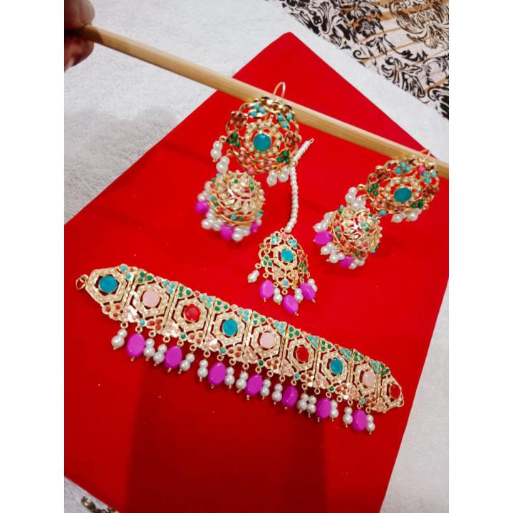 stylish hyderabadi 9 ratan set fashion design | Daraz.pk
