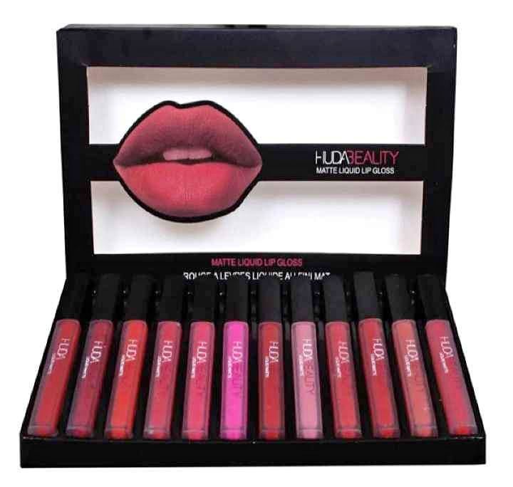 Lip gloss pack of 6 and 12 superb long lasting waterproof matte ...