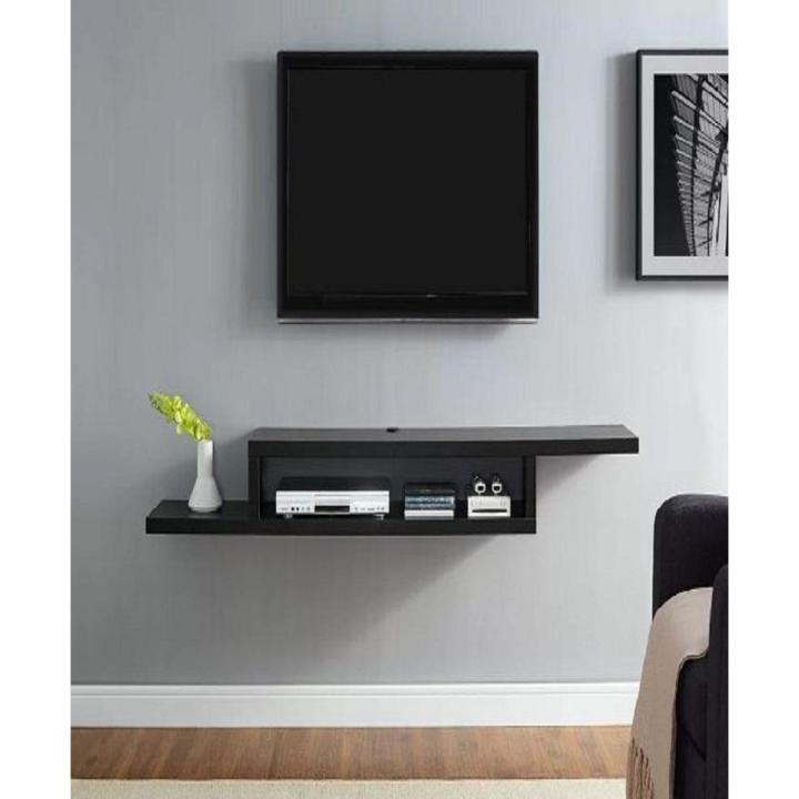 Stylish Floating Rack black for Tv | Daraz.pk