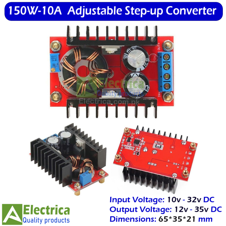 150 Watt Dc To Dc Step Up Boost Converter Module by electrica | Daraz.pk
