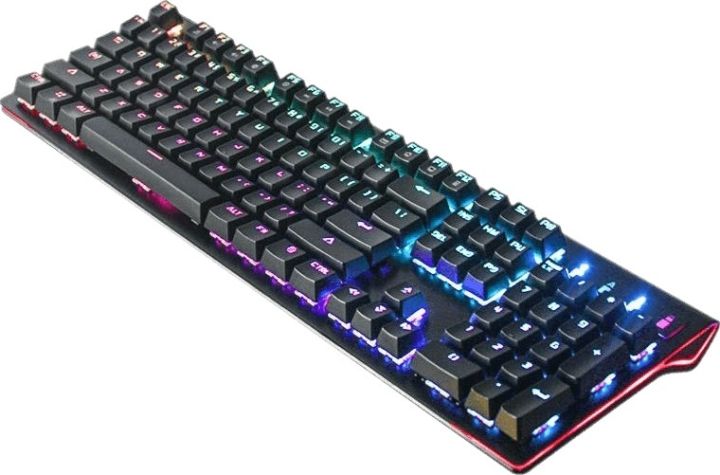RGB Gaming Keyboard Mechanical Feeling Gaming Key Board with 7 light ...