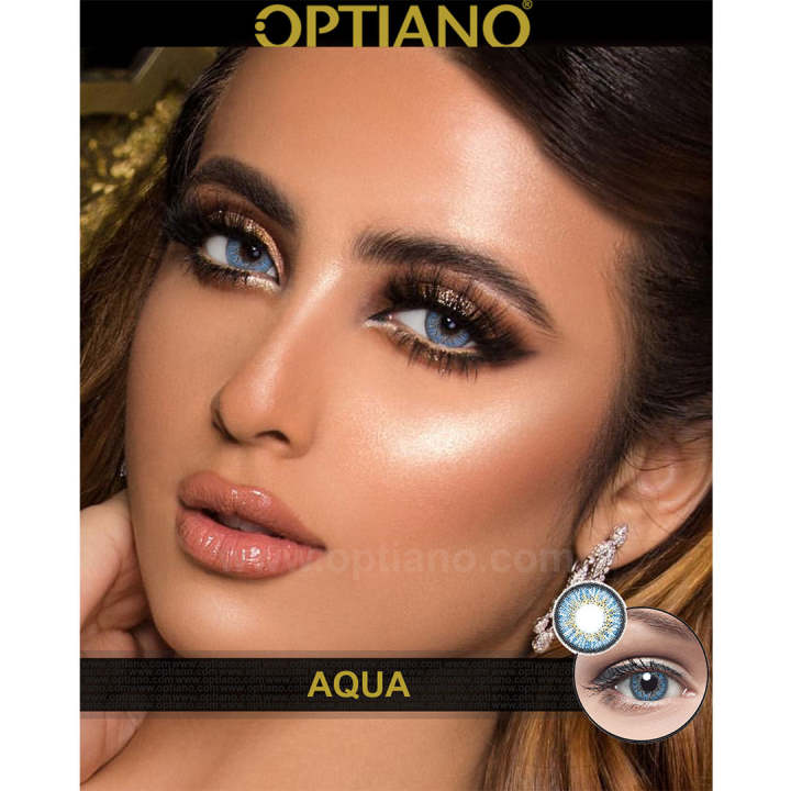 Optiano Aqua contact lens | Daraz.pk