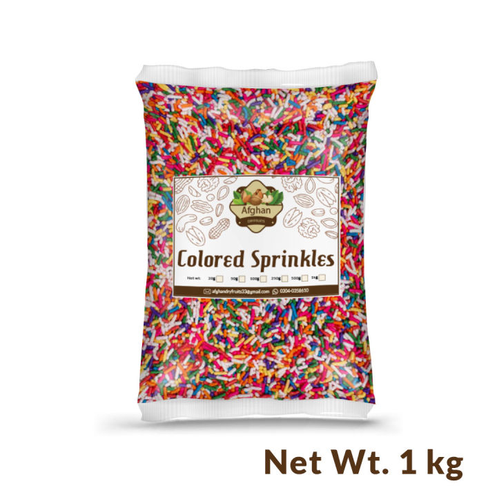 Colored Sprinkle (Ice cream, Cakes, Cupcakes and Cookies Decoration ...