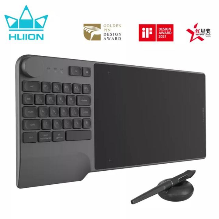 HUION Inspiroy Keydial KD200 Bluetooth 5.0-Wireless Graphics Drawing ...