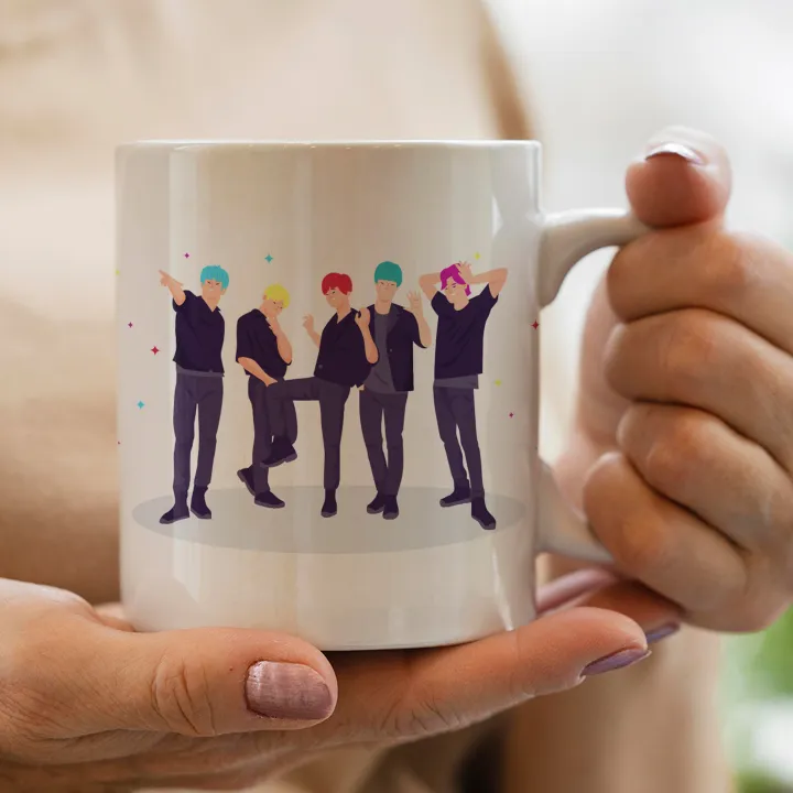 Customize Mug Print - BTS army mug - Kpop boys | Daraz.pk