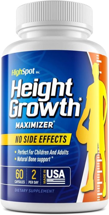 Height Growth - Height Growth Maximizer - Calcium, Vitamin D3, B1, B2 ...