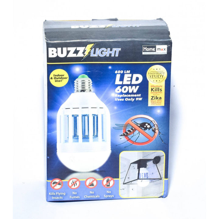 Buzz Light LED Bulb and Mosquito Killer Lamp 60W | Daraz.pk