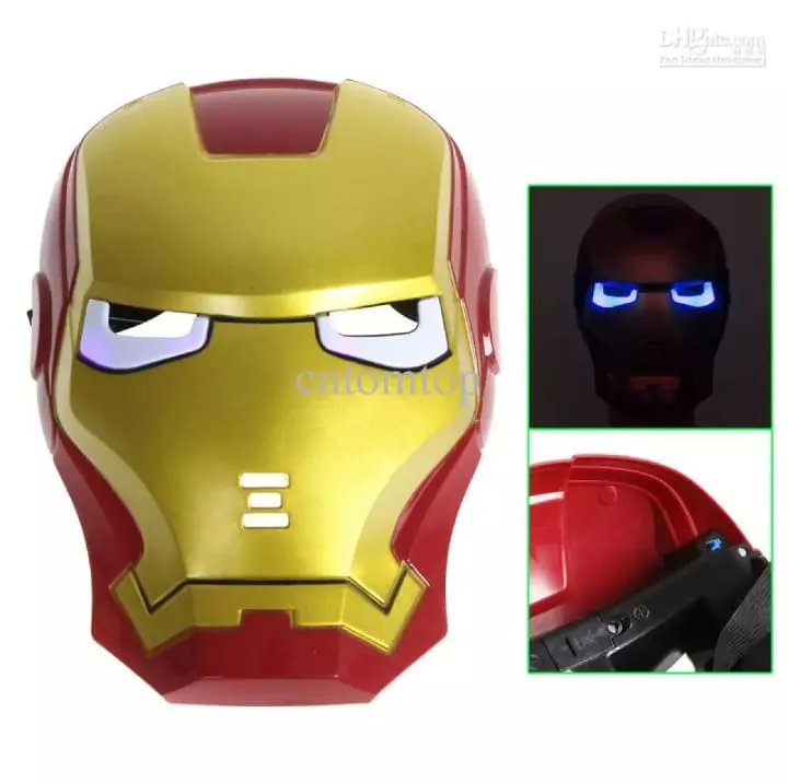 Iron Man Led Masks With 2 Different Lights Mask For Kids Y1063 | Daraz.pk