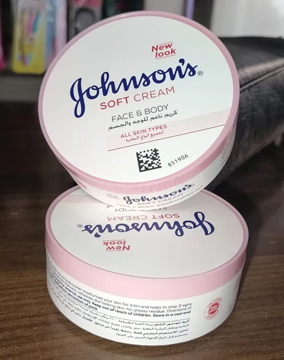 Johnsons Body Soft Cream 24 HOUR Moisture For Face And Body 200ml ...