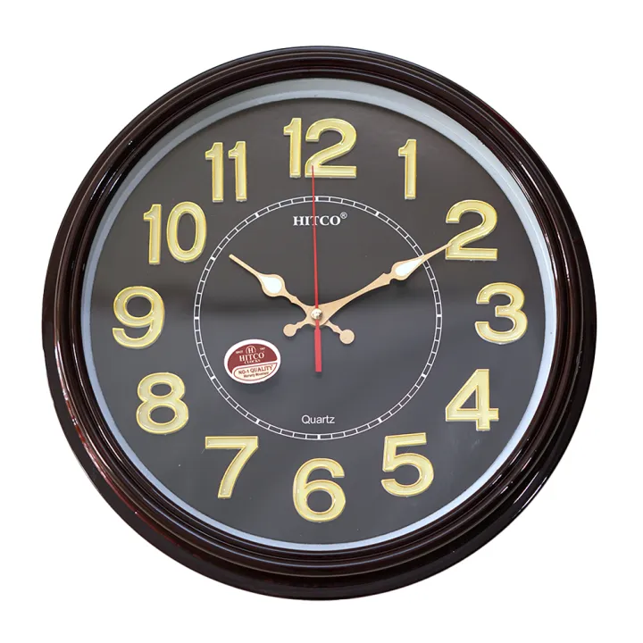 Hitco Dark Brown Glossy Round Wall - Night Vision Simplist Stylish ...