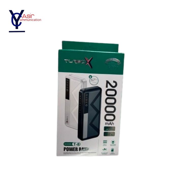 Turbo X Digital Power Bank 20,000mAh - High Capacity Portable Charger ...