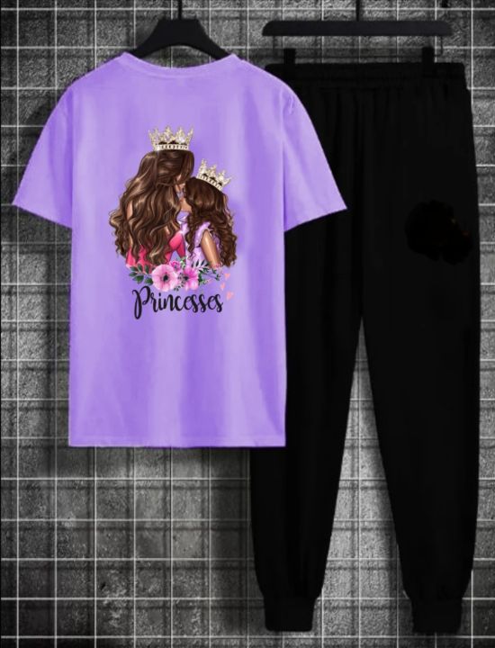 Princess Printed Tracksuit For Women/Girls Summer Collection TrackSuit ...