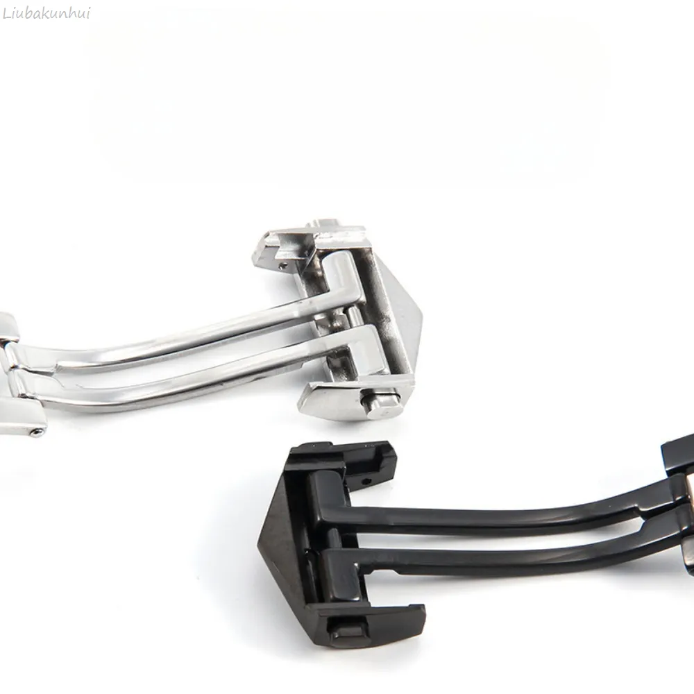 Liubakunhui 18mm 20mm Stainless Steel Clasps Solid Folding Buckles For ...
