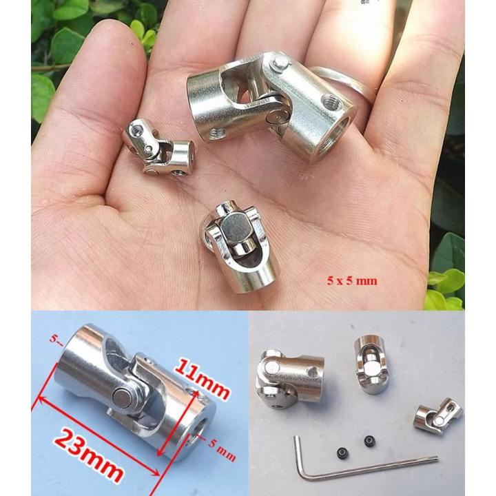 5mm to 5mm Metal steering universal joint coupling cross | Daraz.pk