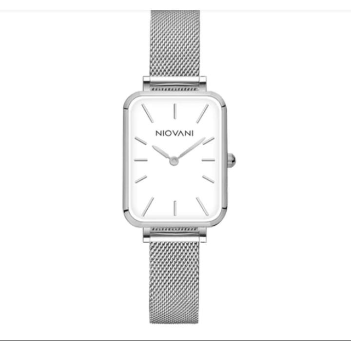 Niovani Nova (Classic White & Silver) - Women - Adjustable Stainless ...