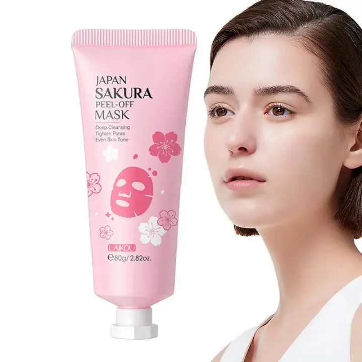 Face Cleaning Sakura Masquerade 80g Brightening Face Masque Travel Size ...